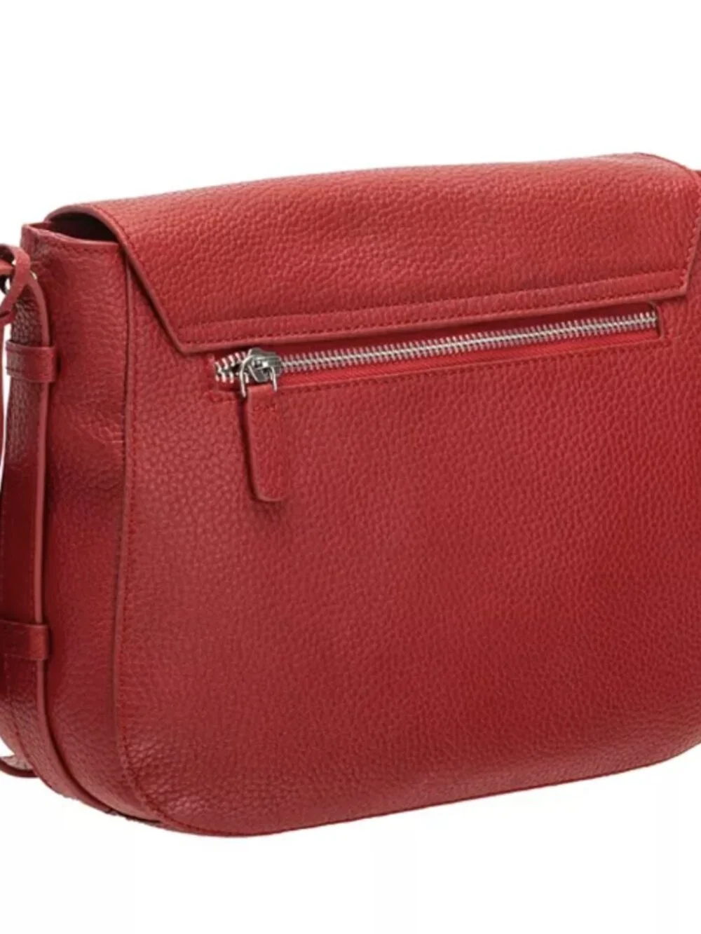 MANCINI | Bags | Mancini Amy Small Pebbled Leather Crossbody Bag Red S ...